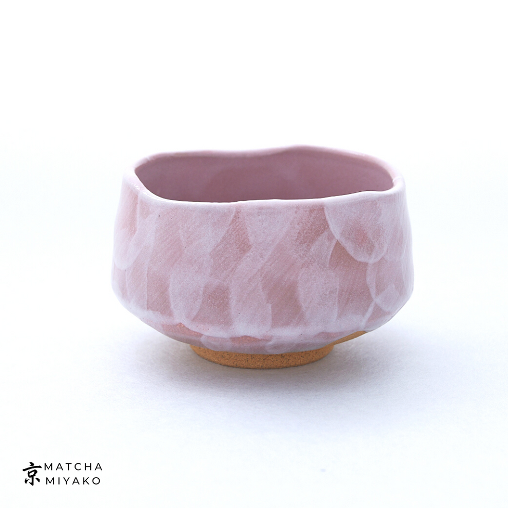 Chawan - Japanese Tea Bowl, pink pattern – Matcha Miyako Webshop